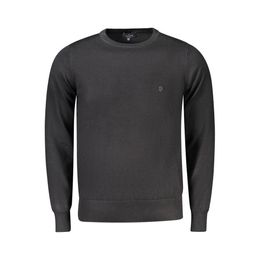 Coveri Moving Schwarzer Viskose Herrenpullover