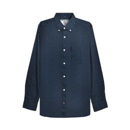 Lambretta - Hemd f&uuml;r Herren, Lang&auml;rmlig (Dunkel-Marineblau)