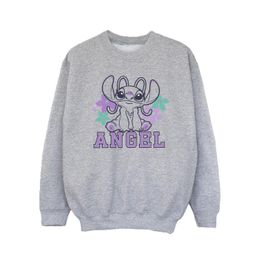 Disney - "Lilo & Stitch Angel" Sweatshirt f&uuml;r M&auml;dchen (Grau)