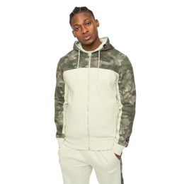 CrossHatch - "Branton" Hoodie mit durchgehendem Rei&szlig;verschluss f&uuml;r Herren (Helles Oliv)