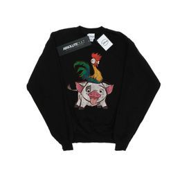 Disney - "Moana Hei Hei And Pua" Sweatshirt f&uuml;r Herren (Schwarz)