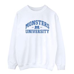 Disney - "Monsters University" Sweatshirt f&uuml;r Herren (Wei&szlig;)