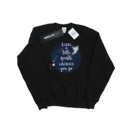 Disney - "Tinker Bell A Little Sparkle" Sweatshirt f&uuml;r Herren (Schwarz)