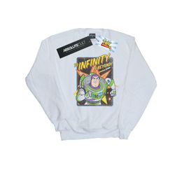 Disney Herren Toy Story 4 Buzz bis zur Unendlichkeit Sweatshirt (wei&szlig;)