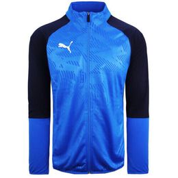 Puma Drycell Long Sleeve Rei&szlig;verschluss UP Blue Herren Football Track Jacket 656265 02
