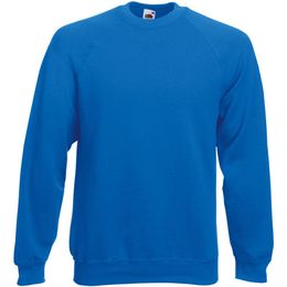 Fruit of the Loom Herren Raglan-&Auml;rmel Belcoro&reg; Sweatshirt (Royal)