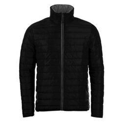SOLS Mens Ride Gepolsterte Wasserabweisende Jacke (Schwarz)