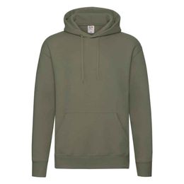 Fruit of the Loom - "Premium" Kapuzenpullover f&uuml;r Herren (Klassisch Olivgr&uuml;n)