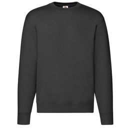 Fruit of the Loom Herren Premium Set-in Sweatshirt (Schwarz)