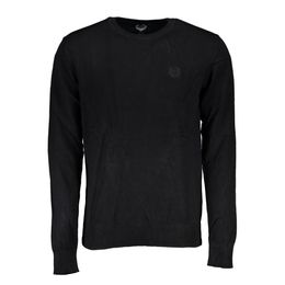 Gianmarco Venturi Schwarzer Viskose Herrenpullover