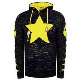 Rusty Neal Grobstrick Comic Kapuzen-Pullover