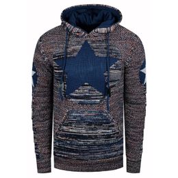 Rusty Neal Grobstrick Comic Kapuzen-Pullover