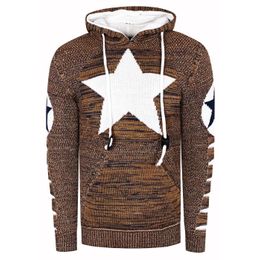 Rusty Neal Grobstrick Comic Kapuzen-Pullover