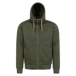 Mountain Warehouse Herren Nevis II Kunstpelz Hoodie (Gr&uuml;n)
