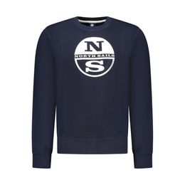 North Sails Blauer Baumwoll-Herrenpullover