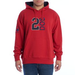 La Martina Hoodie Over Fit Kapuzenpullover UMF603-FP529 Herren