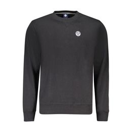 North Sails Schwarzes Baumwoll-Sweatshirt f&uuml;r Herren