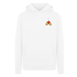 Disney - "Mickey Mouse Backside Breast Print" Kapuzenpullover f&uuml;r M&auml;dchen (Wei&szlig;)