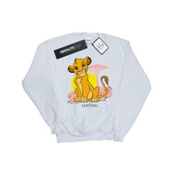Disney Damen/Damen K&ouml;nig der L&ouml;wen Simba Pastell Sweatshirt (Wei&szlig;)