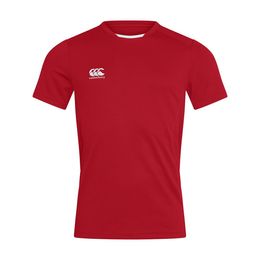 Canterbury Unisex Club Dry T-Shirt f&uuml;r Erwachsene (rot)