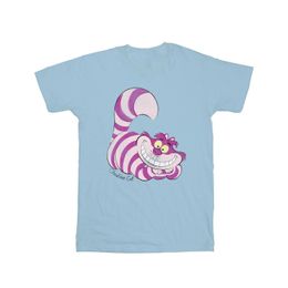 Disney - "Alice In Wonderland Cheshire Cat" T-Shirt f&uuml;r M&auml;dchen (Babyblau)