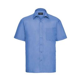 Russel Athletic Russell Collection - Formelles Hemd Pflegeleicht f&uuml;r Herren kurz&auml;rmlig (Business-Blau)