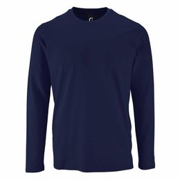 SOLS Herren Imperial Langarm T-Shirt (French Navy)