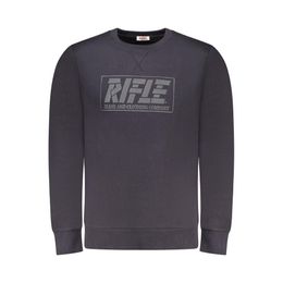 Rifle Blau Baumwolle Herren Sweatshirt