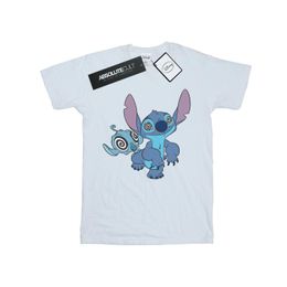 Disney - "Lilo And Stitch Hypnotized" T-Shirt f&uuml;r M&auml;dchen (Wei&szlig;)