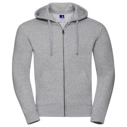 Russel Athletic Russell - "Authentic" Hoodie mit durchgehendem Rei&szlig;verschluss f&uuml;r Herren (Helle Oxfordfarbe)