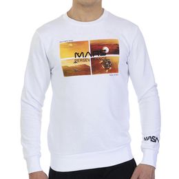 Nasa Lang&auml;rmeliges Basic-Sweatshirt mit Rundhalsausschnitt MARS09S f&uuml;r M&auml;nner
