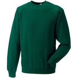 Russel Athletic Russell - "Spotshield" Sweatshirt f&uuml;r Herren Raglan&auml;rmel (Flaschengr&uuml;n)