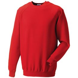 Russel Athletic Russell - "Spotshield" Sweatshirt f&uuml;r Herren Raglan&auml;rmel (Leuchtend Rot)