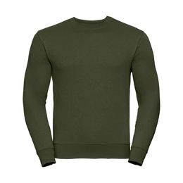 Russel Athletic Russell - Sweatshirt f&uuml;r Herren angesetzte &Auml;rmel (Oliv)