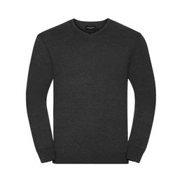 Russel Athletic Russell Collection - Sweatshirt V-Ausschnitt f&uuml;r Herren (Holzkohle-Mergel)