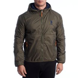 U.S. Polo Assn. Herren Wendefleece- und winddichte Jacke US40126001
