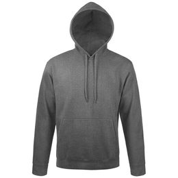 SOLS Snake Unisex-Kapuzen-Sweatshirt / Kapuzenpulli (Charcoal Marl)