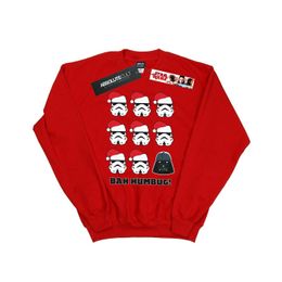 Star Wars - "Humbug" Sweatshirt f&uuml;r Herren (Rot)