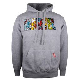 MARVEL - Kapuzenpullover Logo f&uuml;r Herren (Grau)
