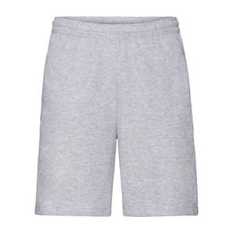 Fruit of the Loom Herren Jogging-Shorts / Shorts, leicht (Hellgrau)