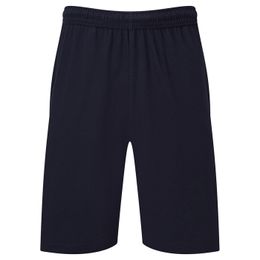 Fruit of the Loom - "Iconic 195" Jersey-Shorts f&uuml;r Herren (Marineblau)