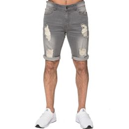 Herren Ripped Skinny Shorts