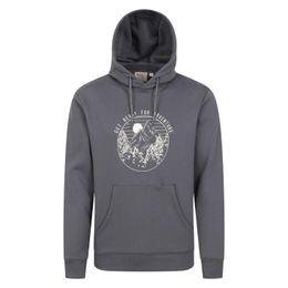 Mountain Warehouse - "Get Ready For Adventure" Kapuzenpullover f&uuml;r Herren (Holzkohle)