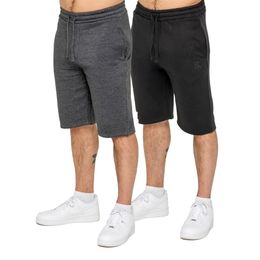 Kruze | Herren Fleece Shorts 2er Pack