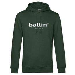 Basic Hoodie von Ballin Est. 2013 in der farbe Grun und in gr&ouml;&szlig;e XS.