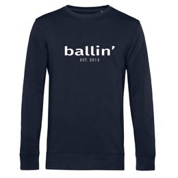 Basic Sweater von Ballin Est. 2013 in der farbe Blau und in gr&ouml;&szlig;e M.