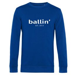 Basic Sweater von Ballin Est. 2013 in der farbe Blau und in gr&ouml;&szlig;e XXL.