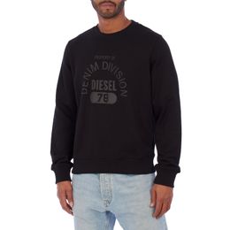 Diesel Bedrucktes Herren-Sweatshirt mit Rundhalsausschnitt A12242-2RIAJH