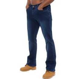 Enzo Herren Bootcut Stretch Denim Jeans