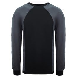 Dickies Zwei -Ton -Herren schwarz/grauer Pullover